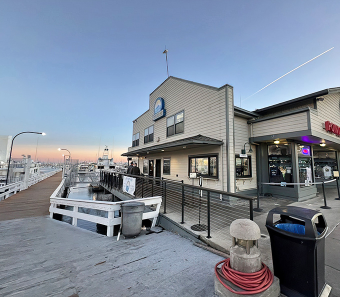 The unassuming exterior of Mitch's Seafood belies the culinary treasures within. Like finding a pearl in an oyster, this waterfront gem awaits.