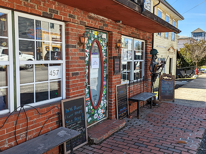 The unassuming exterior of Hellbender Burritos in Davis, WV might fool you, but locals know this brick-fronted treasure is where culinary magic happens.