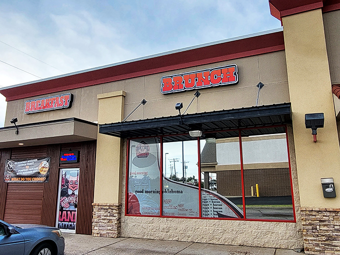 The unassuming exterior of Granny's Kitchen hides culinary treasures within, like finding a diamond in your grandmother's cookie jar.