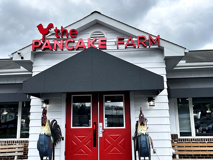 Those iconic awnings and red door aren't just for show &ndash; they're beacons calling hungry breakfast lovers home to pancake paradise in Ephrata.