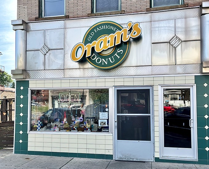 The unassuming storefront of Oram's belies the sugary magic happening inside. Like Clark Kent's phone booth, this place transforms ordinary mornings into extraordinary ones.