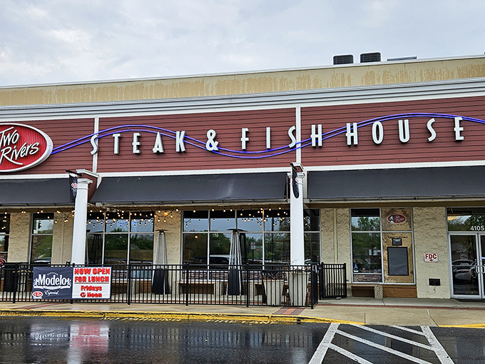 The unassuming strip mall exterior of Two Rivers hides culinary treasures within&mdash;like finding a Rolex in a paper bag.