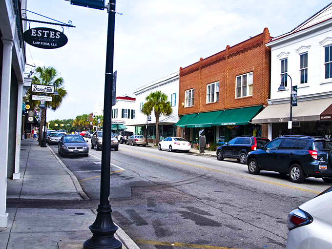 Bay Street's historic storefronts stand like a lineup of Southern gentlemen, each with stories to tell and treasures to share.