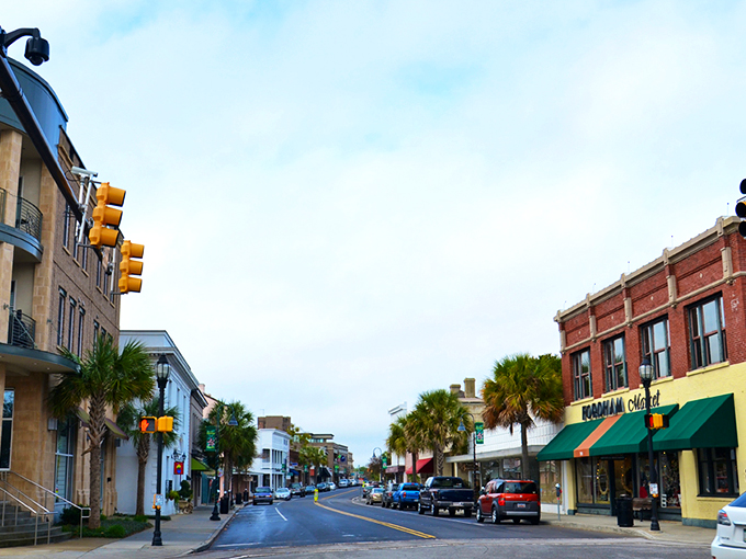 Bay Street's historic storefronts stand like a lineup of Southern gentlemen, each with stories to tell and treasures to share.