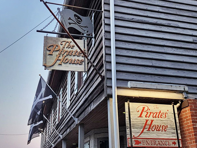 The weathered wooden exterior tells tales older than America itself. This historic landmark has watched Savannah grow from seafaring port to Southern belle.