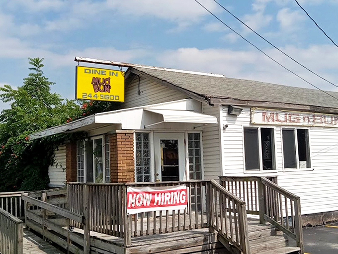 The unassuming white building houses decades of culinary history. In Speedway, greatness often comes in modest packages.