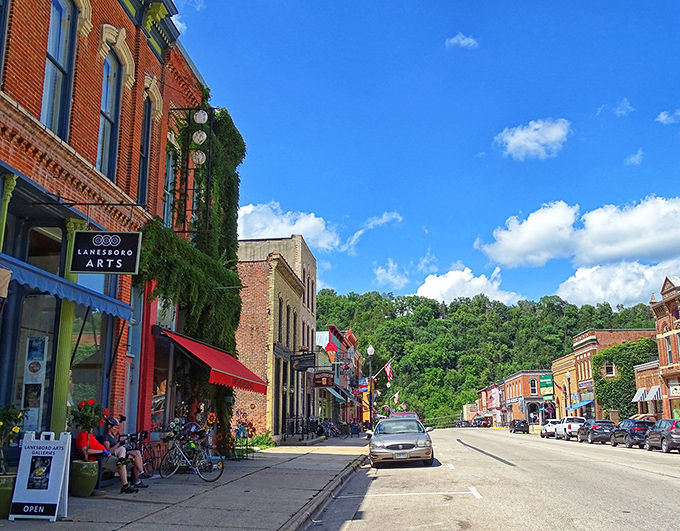 Lanesboro's historic downtown looks like it was plucked straight from a Hallmark movie set. Those 19th-century storefronts aren't putting on airs&mdash;they're the real deal.