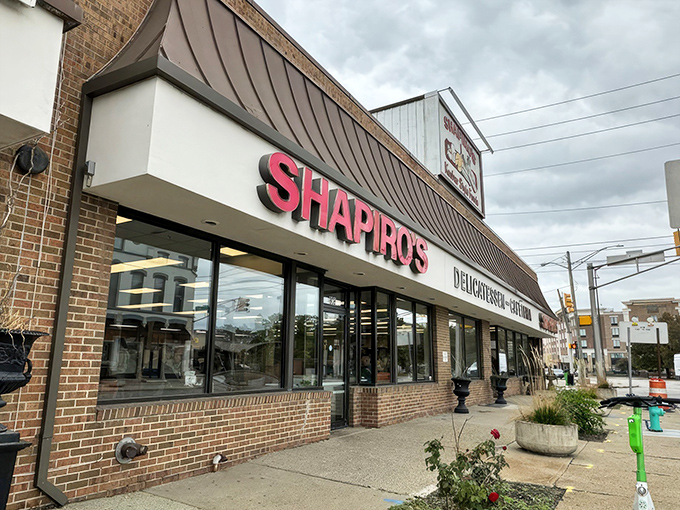 The iconic red Shapiro's sign beckons like a lighthouse for the hungry soul&mdash;a Midwest beacon promising deli salvation on South Meridian Street.