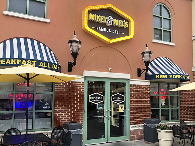 The salmon-colored exterior with its bright yellow "Famous Deli" sign isn't just making promises&mdash;it's issuing a delicious challenge to every other sandwich shop in Maryland.