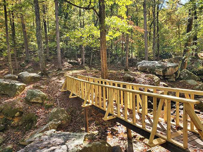 These moss-kissed stone steps have been silently telling their Depression-era stories for nearly a century. History you can literally walk on.
