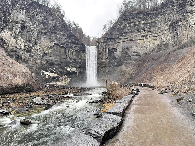 Mother Nature's grand amphitheater features a 215-foot waterfall plunging into a limestone basin&mdash;proof that New York's most impressive skyscrapers aren't all in Manhattan. 