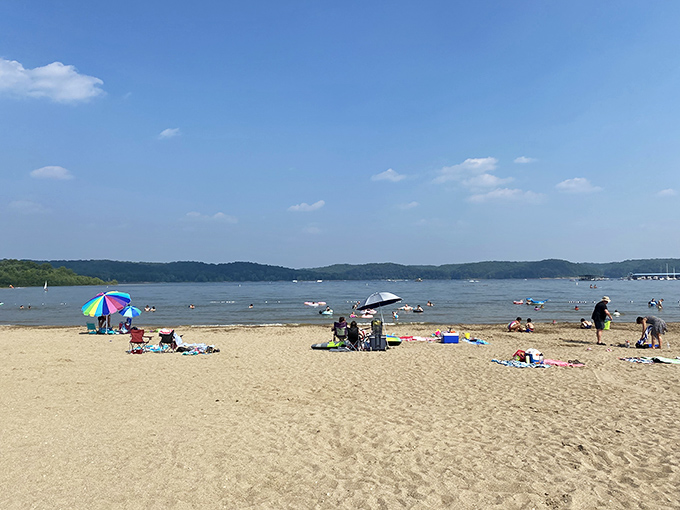 The ultimate Midwest beach experience without the coastal price tag&mdash;where Indiana's golden sand meets blue water under an even bluer sky.