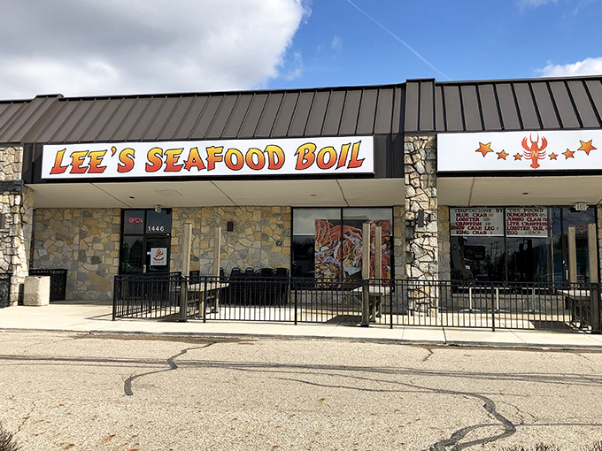 The unassuming storefront that launches a thousand seafood dreams. Lee's Seafood Boil brings coastal magic to landlocked Columbus with no pretension, just promise.
