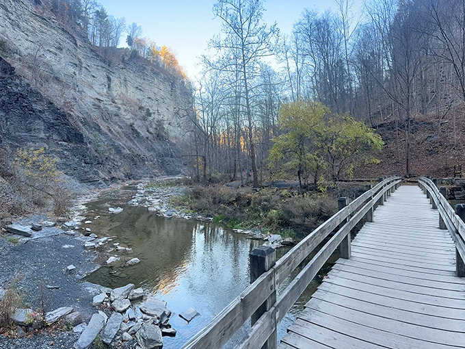 Mother Nature's grand amphitheater features a 215-foot waterfall plunging into a limestone basin&mdash;proof that New York's most impressive skyscrapers aren't all in Manhattan. 