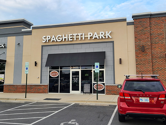 Spaghetti Park's unassuming exterior in Clemmons hides culinary treasures within&mdash;like finding an Italian masterpiece at your local strip mall.