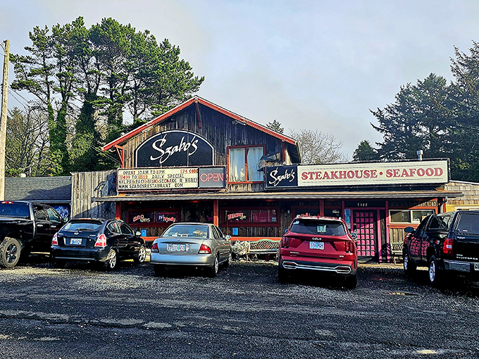 The rustic charm of Szabo's exterior isn't trying to impress anyone&mdash;until you taste what's inside. Highway 101's best-kept open secret awaits.
