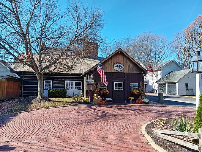 History stands tall at the Spread Eagle Tavern, where the rustic wooden exterior and iconic eagle emblem have welcomed travelers since Andrew Jackson's presidency.