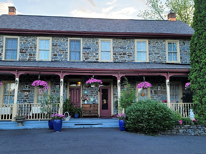 The historic fieldstone farmhouse of Arielle's Country Inn stands proudly against the Pennsylvania countryside, a culinary time capsule waiting to be explored. 