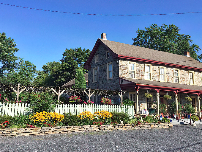 The historic fieldstone farmhouse of Arielle's Country Inn stands proudly against the Pennsylvania countryside, a culinary time capsule waiting to be explored.