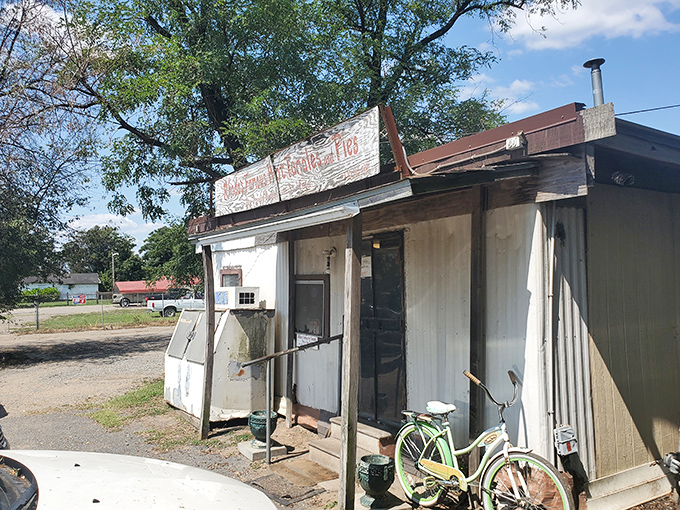 The unassuming exterior of Rhoda's might fool you, but culinary legends rarely announce themselves with neon signs and valet parking.