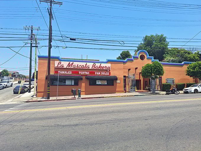 The salmon-colored fa&ccedil;ade of La Mascota stands like a beacon of deliciousness on Whittier Boulevard, promising carb-laden treasures within.