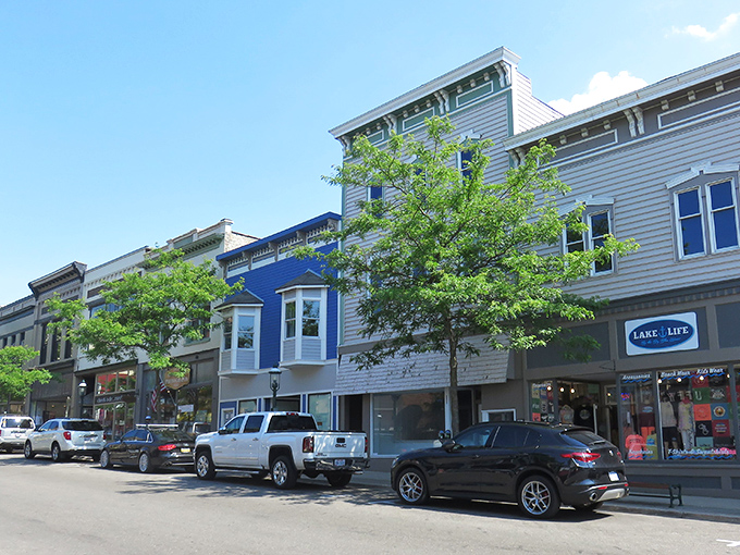 Petoskey's tree-lined streets and historic buildings create that perfect small-town atmosphere where you can actually breathe deeper. No wonder Hemingway found inspiration here.