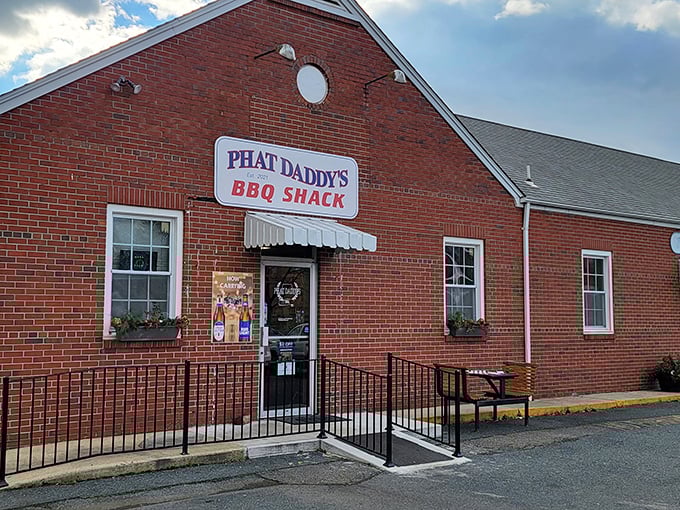 The unassuming brick exterior of Phat Daddy's BBQ Shack proves once again that the best barbecue joints don't need fancy facades&mdash;just functioning smokers and faithful followers.