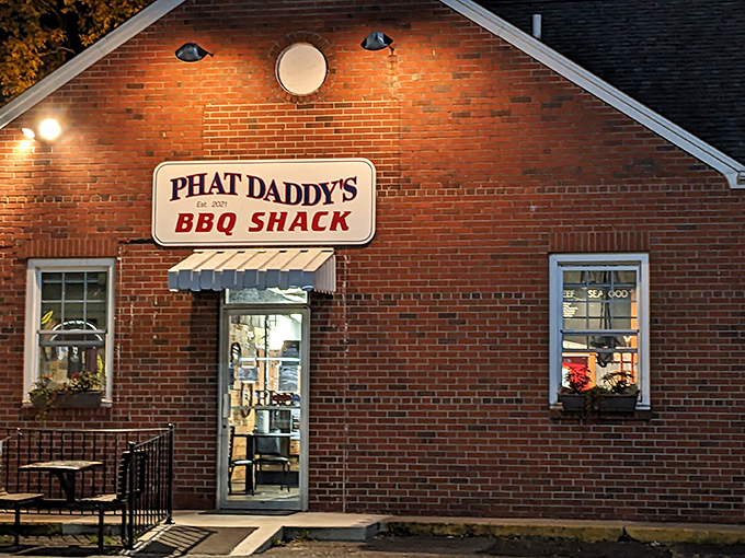 The unassuming brick exterior of Phat Daddy's BBQ Shack proves once again that the best barbecue joints don't need fancy facades&mdash;just functioning smokers and faithful followers.