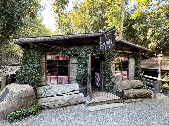 Time travel isn't just science fiction&mdash;it's what happens when you round the bend and discover this rustic mountain hideaway nestled among ancient oaks.