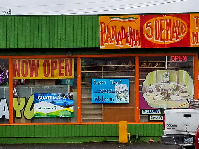 The grocery aisles at Panaderia 5 De Mayo are like a treasure map where X marks the spot for authentic Mexican ingredients you won't find at your regular supermarket. 