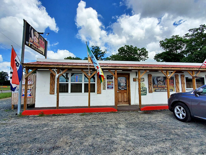 The unassuming roadside charm of Fat Daddy's BBQ proves once again that the best culinary treasures often hide in plain sight.