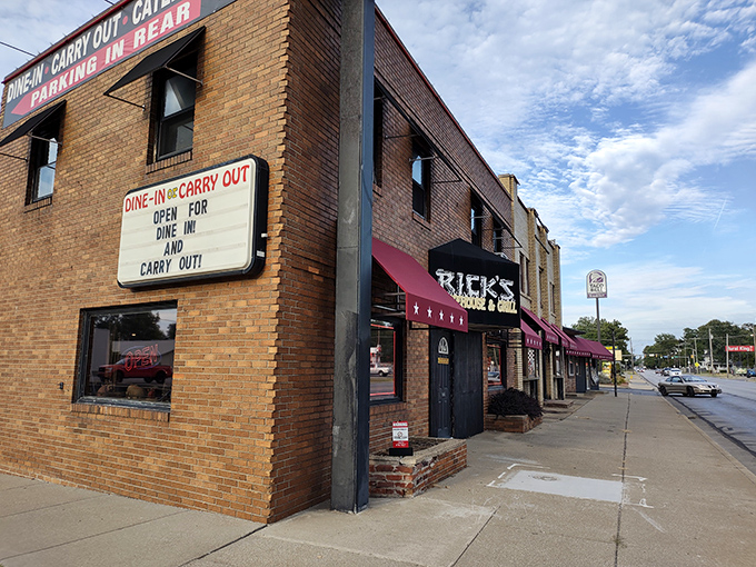 The unassuming exterior of Rick's Smokehouse doesn't need fancy frills &ndash; those smokers out front tell you everything you need to know about their priorities.