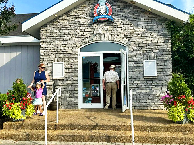 The unassuming stone exterior of Food For Thought belies the culinary treasures within. Like a good book, never judge a restaurant by its cover.