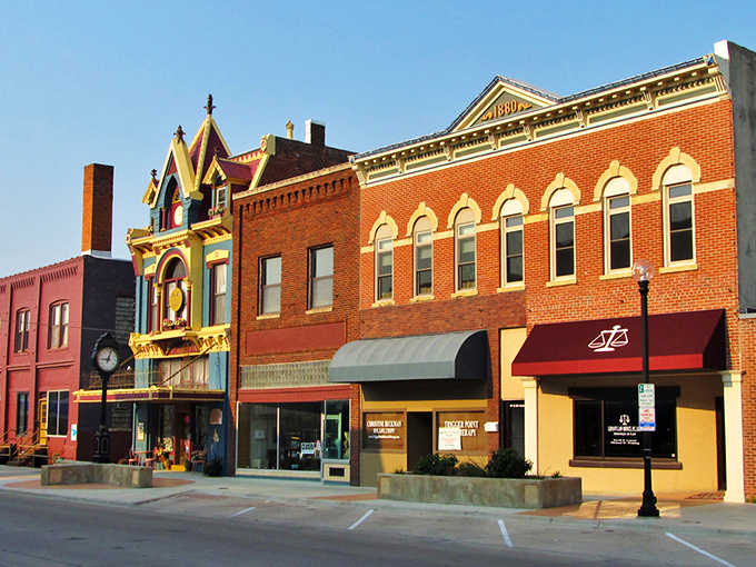 Downtown Beatrice's farmers market brings locals together under colorful tents, where fresh produce costs less than a streaming subscription. Community commerce at its finest! 
