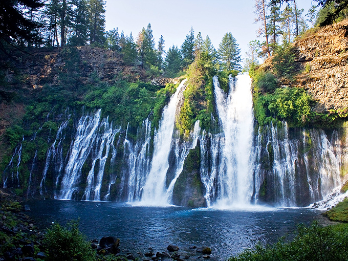 Mother Nature showing off her finest work&mdash;129 feet of cascading brilliance that makes Niagara look like a leaky faucet.