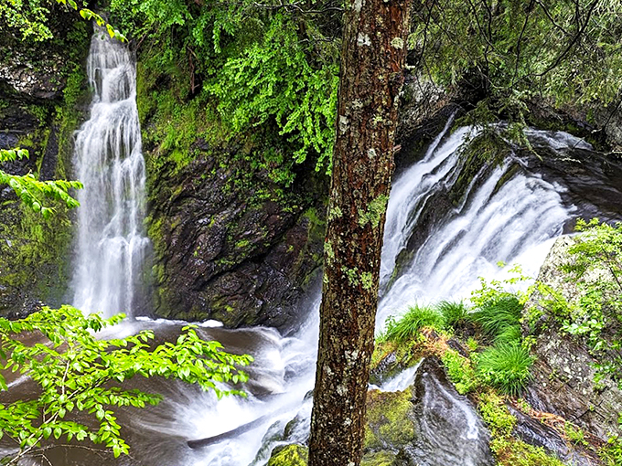 1. this 150 foot waterfall in pennsylvania is the perfect spring break adventure without the crowds