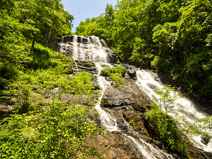 Nature's own water feature doesn't come with an off switch. Amicalola's 729-foot cascade commands attention year-round, making Instagram filters completely unnecessary.