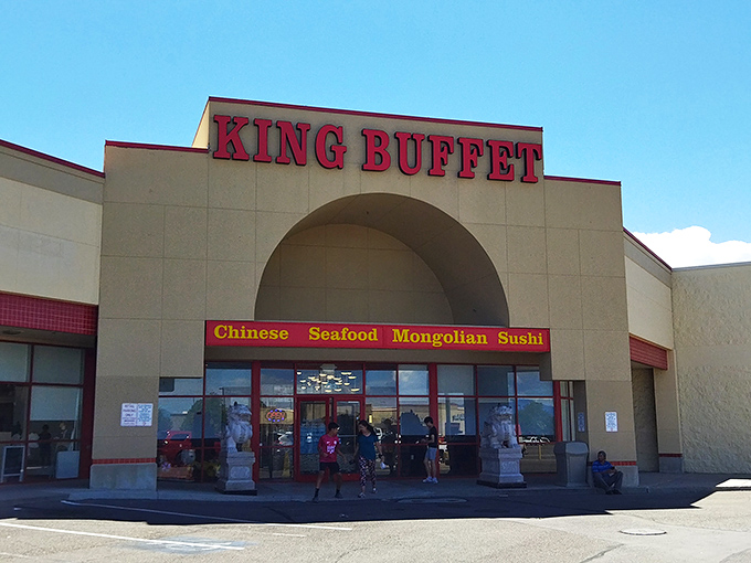 The royal welcome begins at the entrance, where stone lions stand guard like bouncers who've seen it all but still maintain their composure.