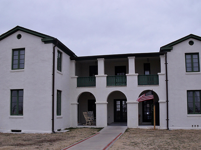 Fort Reno under moonlight looks like the perfect setting for a Stephen King novel &ndash; beautiful, historic, and just unsettling enough to make you check over your shoulder.