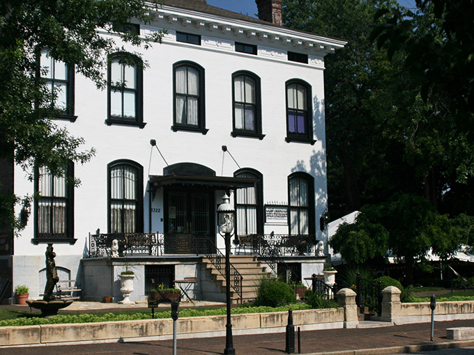 The Lemp Mansion after dark is when the real show begins. Those glowing windows aren't just architectural features&mdash;they're portals where the past peers into our present.