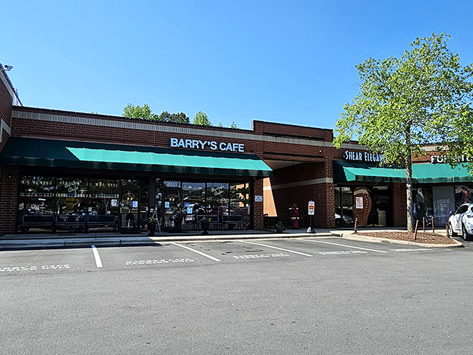 Barry's Cafe may look like just another strip mall restaurant, but locals know this unassuming brick exterior houses breakfast magic worth waking up for.