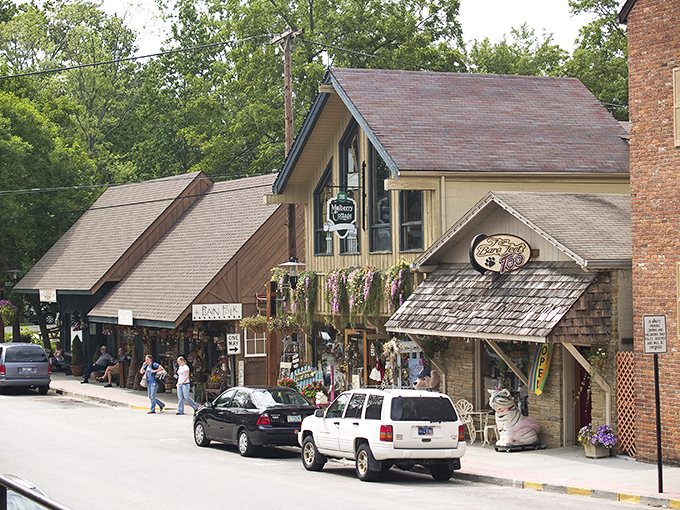 Nashville's main street looks like it was plucked straight from a Norman Rockwell painting, complete with charming storefronts and that small-town Americana vibe we all secretly crave.
