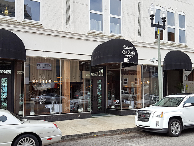The elegant black awnings of Classic On Noble beckon like a sophisticated friend saying, "Come on in, the food's extraordinary and we've saved you a seat."