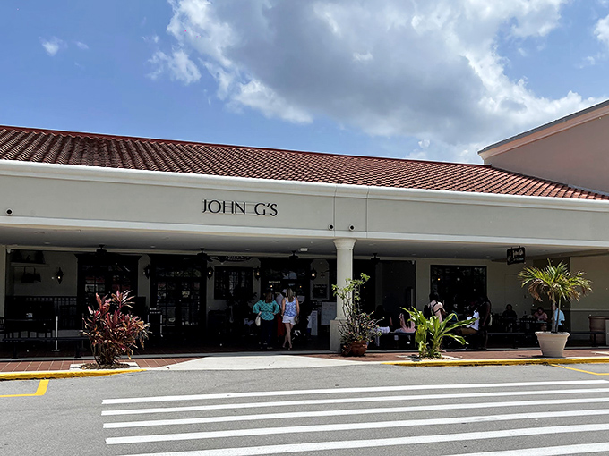 A simple white facade that belies the culinary treasures within&mdash;like finding a pearl in an unassuming oyster shell.