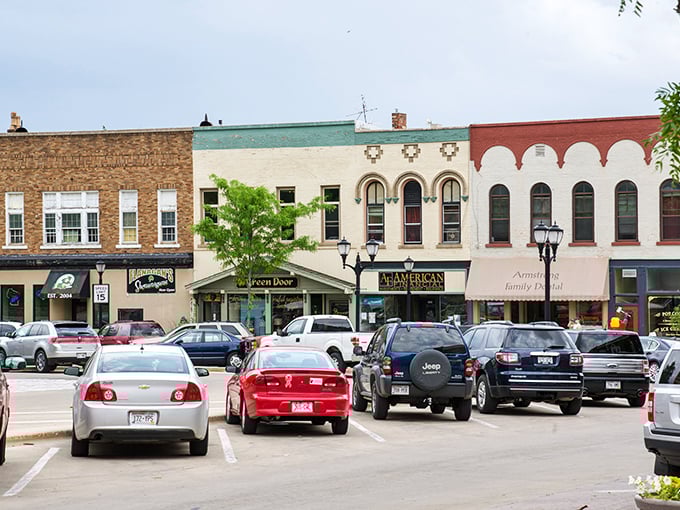 The Minhas Craft Brewery sign stands proud, announcing itself as the "Oldest Brewery in the Midwest" &ndash; a liquid history lesson waiting to be savored.