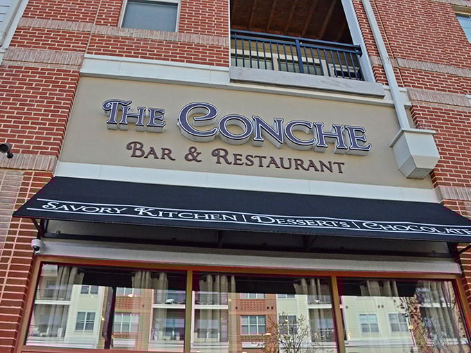 The brick-and-mortar embodiment of chocolate dreams. The Conche's welcoming storefront promises savory delights, decadent desserts, and chocolate mastery in equal measure.