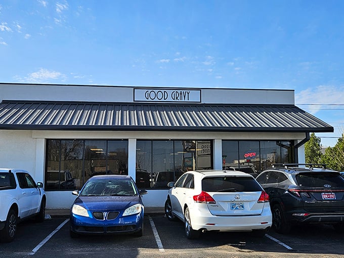 Welcome to gravy heaven! This unassuming exterior hides a treasure trove of comfort food that'll make your taste buds do a happy dance.