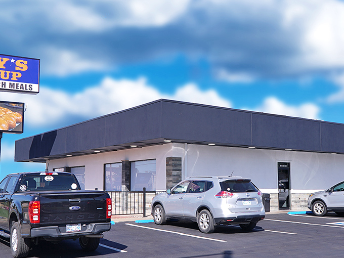 The unassuming exterior of Jimmy's Round-Up Cafe might not scream "culinary destination," but locals know better. This modest building houses Oklahoma comfort food royalty.