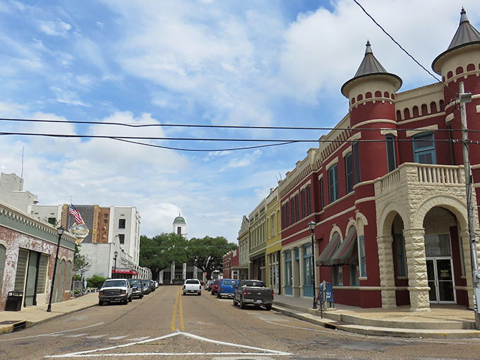 Abbeville's downtown looks like a movie set where time decided to take a pleasant detour around 1920 and never quite found its way back.