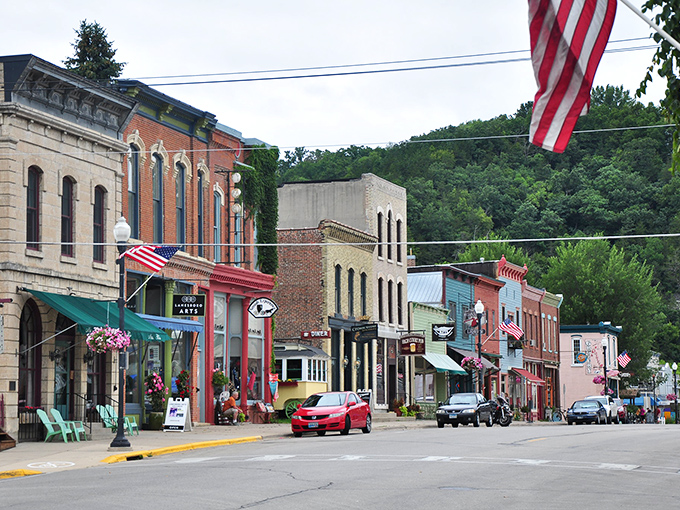 Lanesboro's historic downtown looks like it was plucked straight from a Hallmark movie set. Those 19th-century storefronts aren't putting on airs&mdash;they're the real deal.